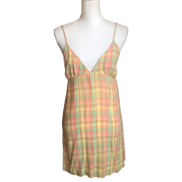 Billabong | Dresses | Billabong Plaid Sundress | Poshmark